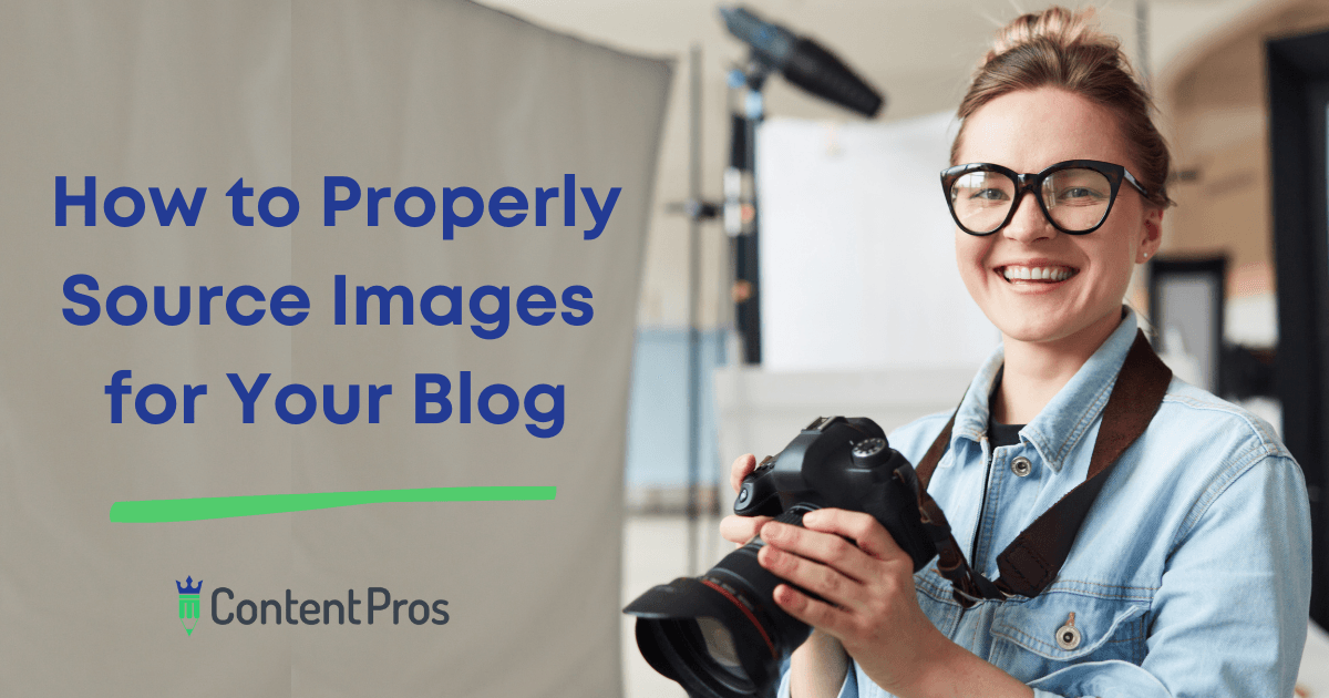 How to Properly Source Images for Blog Posts - Content Pros